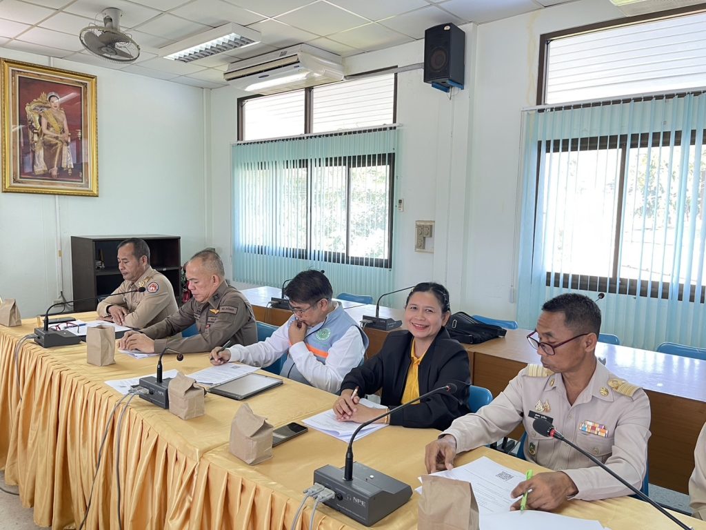 ร่วมประชุมหัวหน้าส่วนราชการ – สถานีตำรวจภูธรตะโหมด